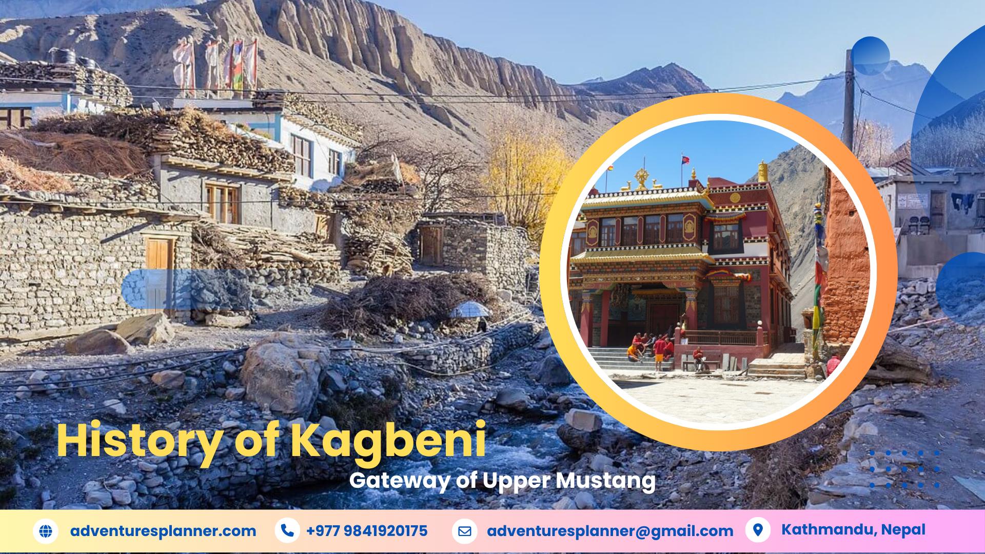 History of Kagbeni - Gateway of Upper Mustang Trek